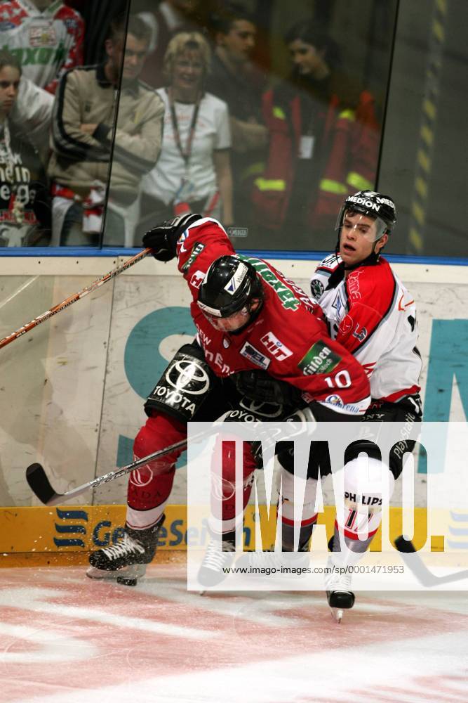 Collin Beardsmore (Köln, li.) gegen Nikolaus Mondt (Ingolstadt ...