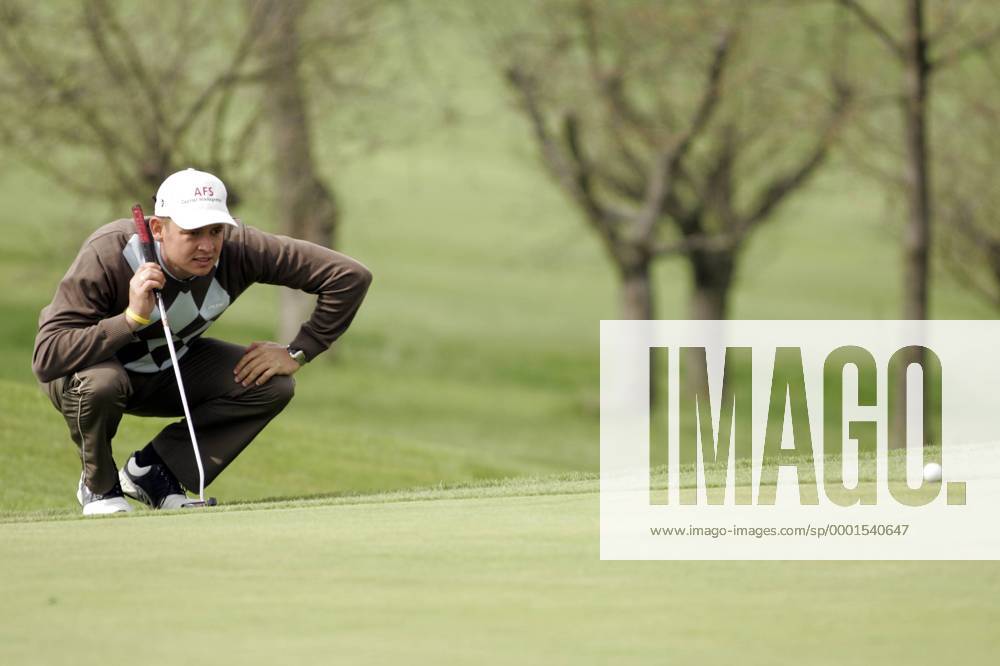 John Bleys (Niederlande) taxiert die Ideallinie Golf Herren EPD Tour ...