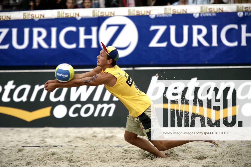 Markus Melzer (Deutschland) - Ballannahme Beachvolleyball Herren Zürich ...