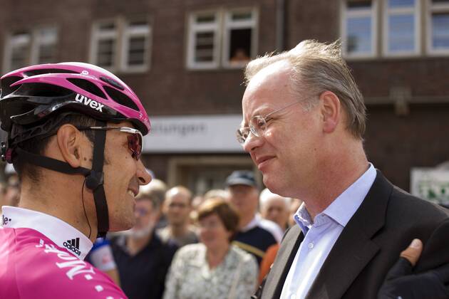 Erik Zabel im Gespräch mit Alessandro Petacchi - Radsport Herren HEW ...