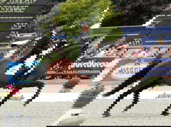 Juan Antonio Jimenez Cobo auf Guizo Pferdesport Grand Prix Herren CHIO ...