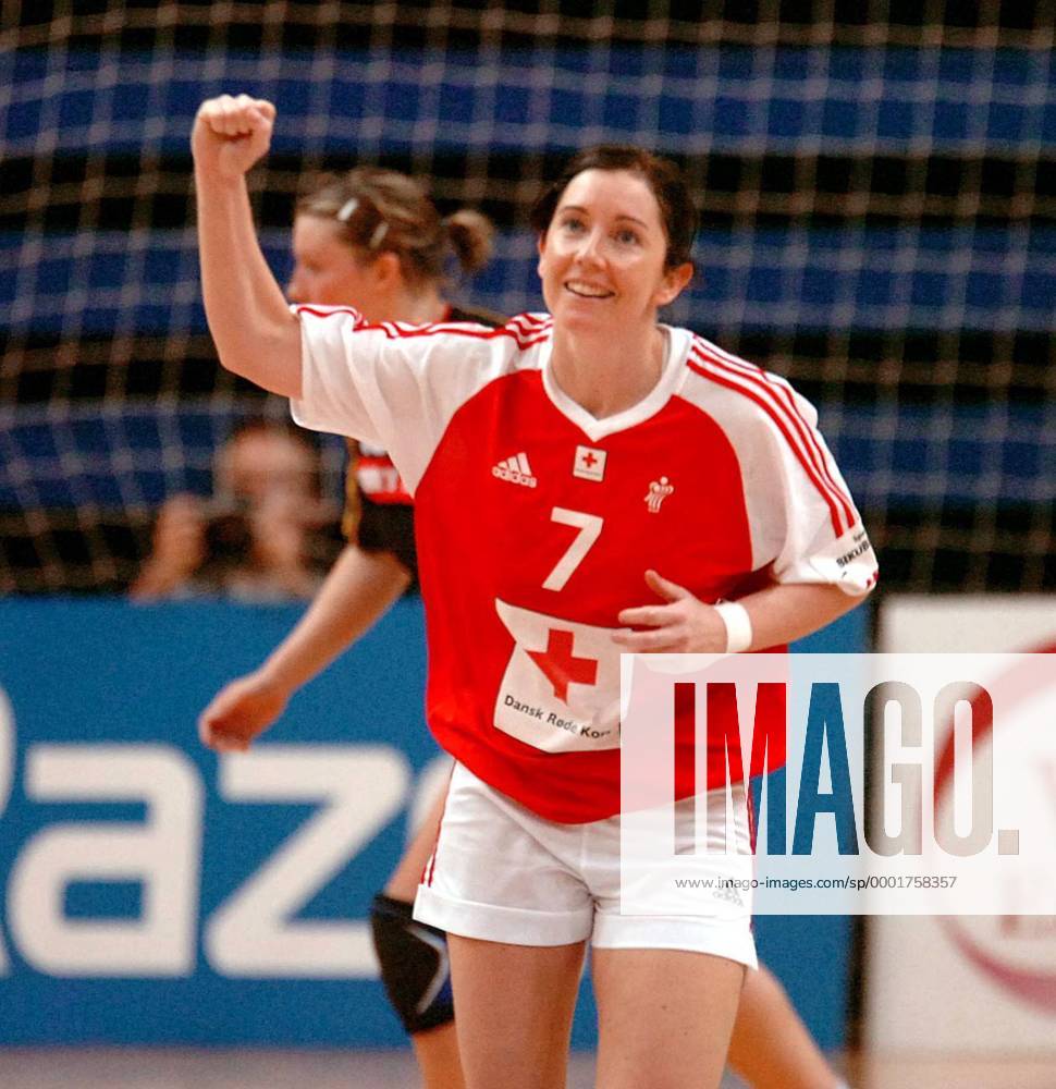 Mette Vestergaard Brandt (Dänemark) - Torjubel Handball Länderspiel ...