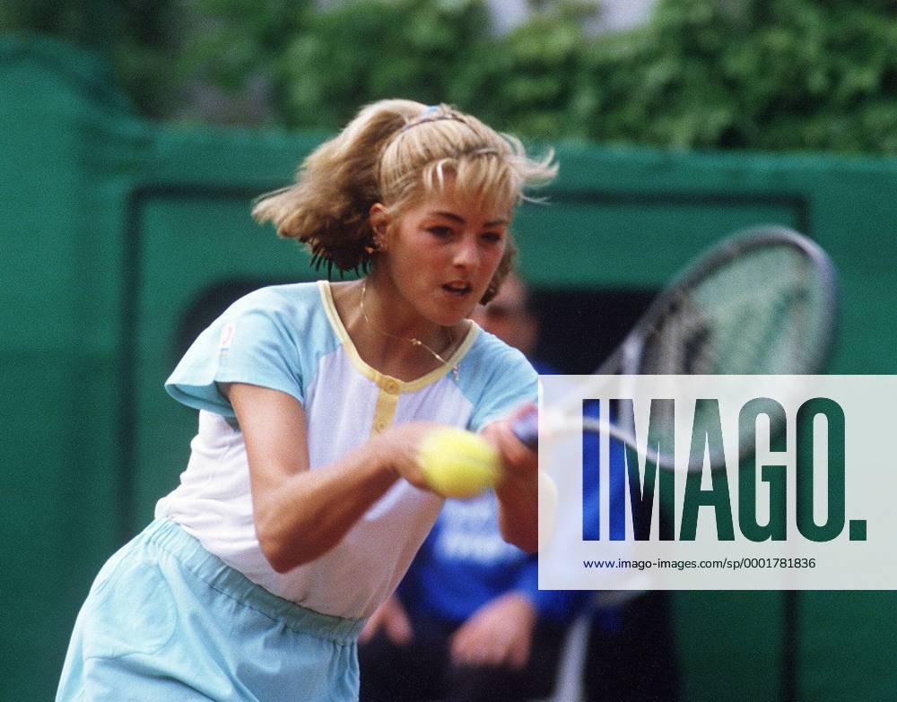 Lisa Bonder Kreiss - beidhändige Rückhand Tennis Damen French Open 1985 ...