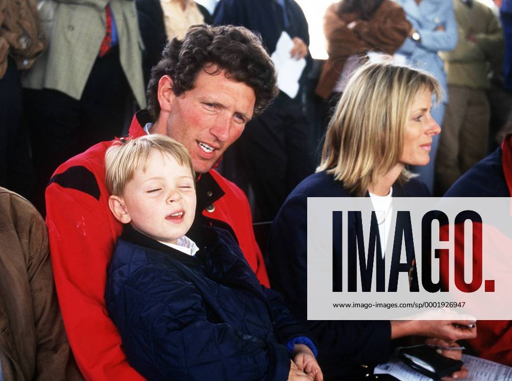 Ludger Beerbaum (Deutschland) mit Sohn Alexander und Ehefrau Barbara ...