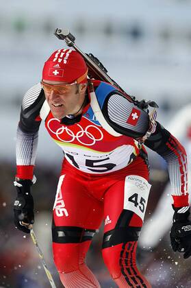 Matthias Simmen (Schweiz) Biathlon OS Winter Herren Olympische Spiele ...