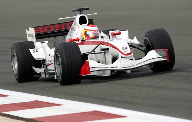 Yuji Ide in seinem Boliden Motorsport Herren Formel 1 Weltmeisterschaft ...