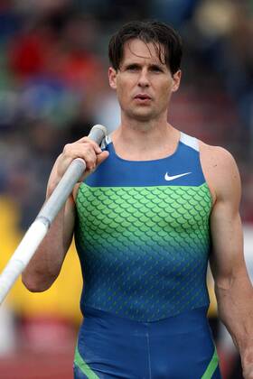 Jeff Hartwig konzentriert Leichtathletik Herren 13. Internationales ...