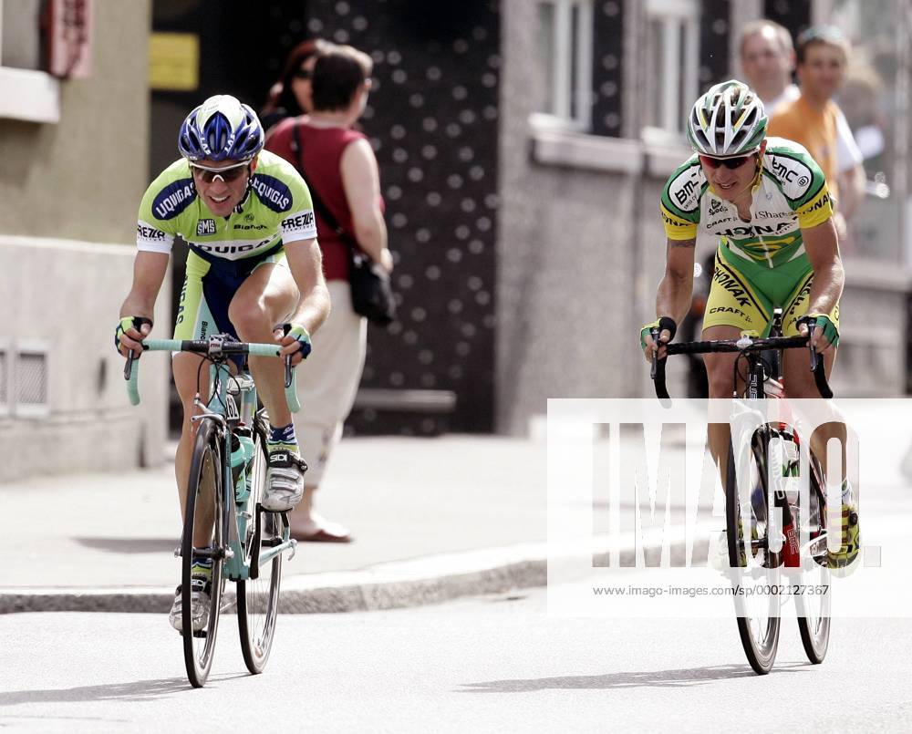 Michael Albasini und Steve Zampieri Radsport Herren Tour de Suisse 2006 ...