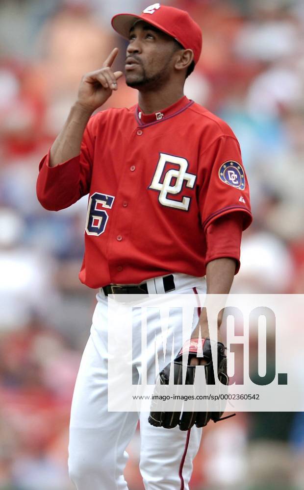 Ramon Ortiz (Washington Nationals) mit flehendem Blick - Y ...