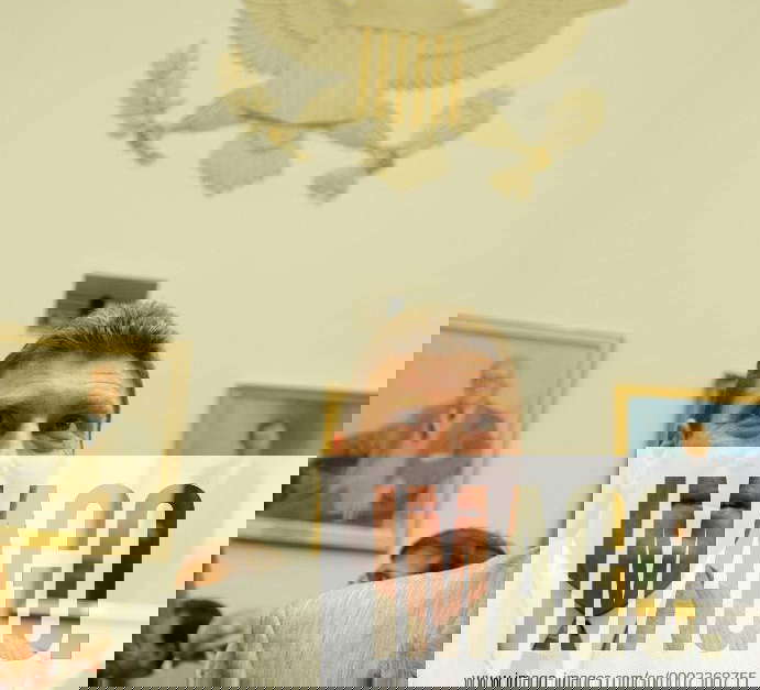 Der ehemalige NFL Spieler Steve Courson (USA) während einer Anhörung ...