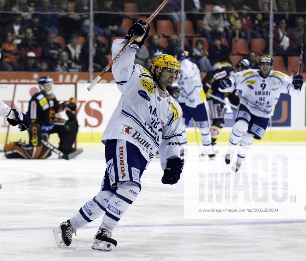 Jean Guy Trudel (Ambri) - Torjubel Eishockey Herren Nationalliga 2006 ...