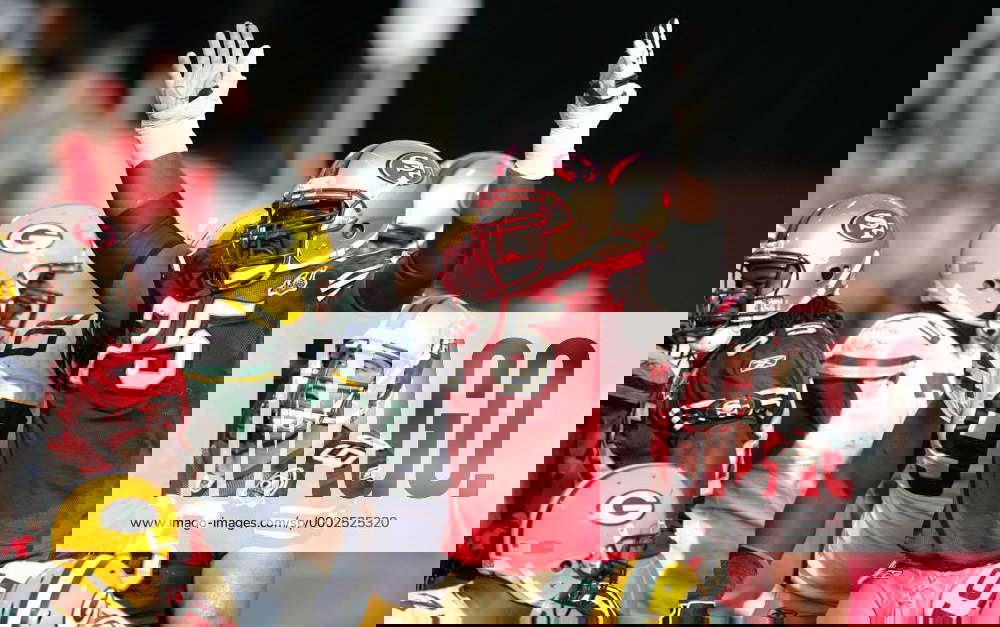 Jonas Jennings (San Francisco 49ers, Mitte) verzweifelt - Y ...