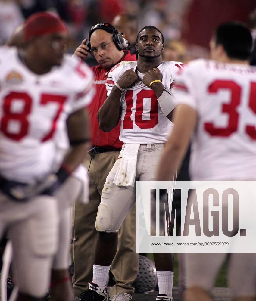 Troy Smith (Ohio State Buckeyes) enttäuscht - (GLE2007010877) American ...