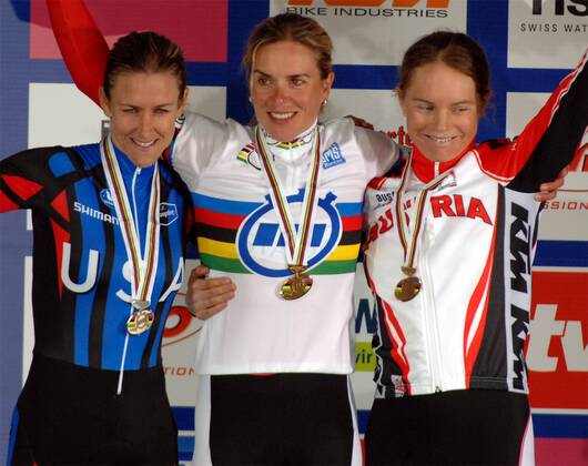 Siegerehrung U23 Weltmeisterschaft im Einzelzeitfahren 2007 ...