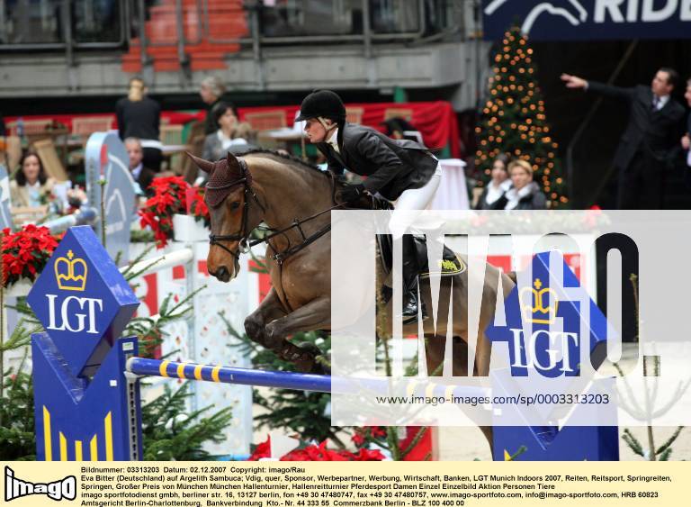 Eva Bitter auf Argelith Sambuca Pferdesport Damen Munich Indoors 2007 ...