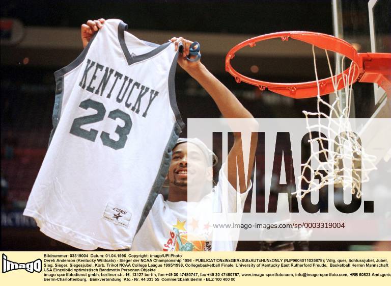 Derek Anderson (Kentucky Wildcats) - Sieger der NCAA Championship 1996 ...