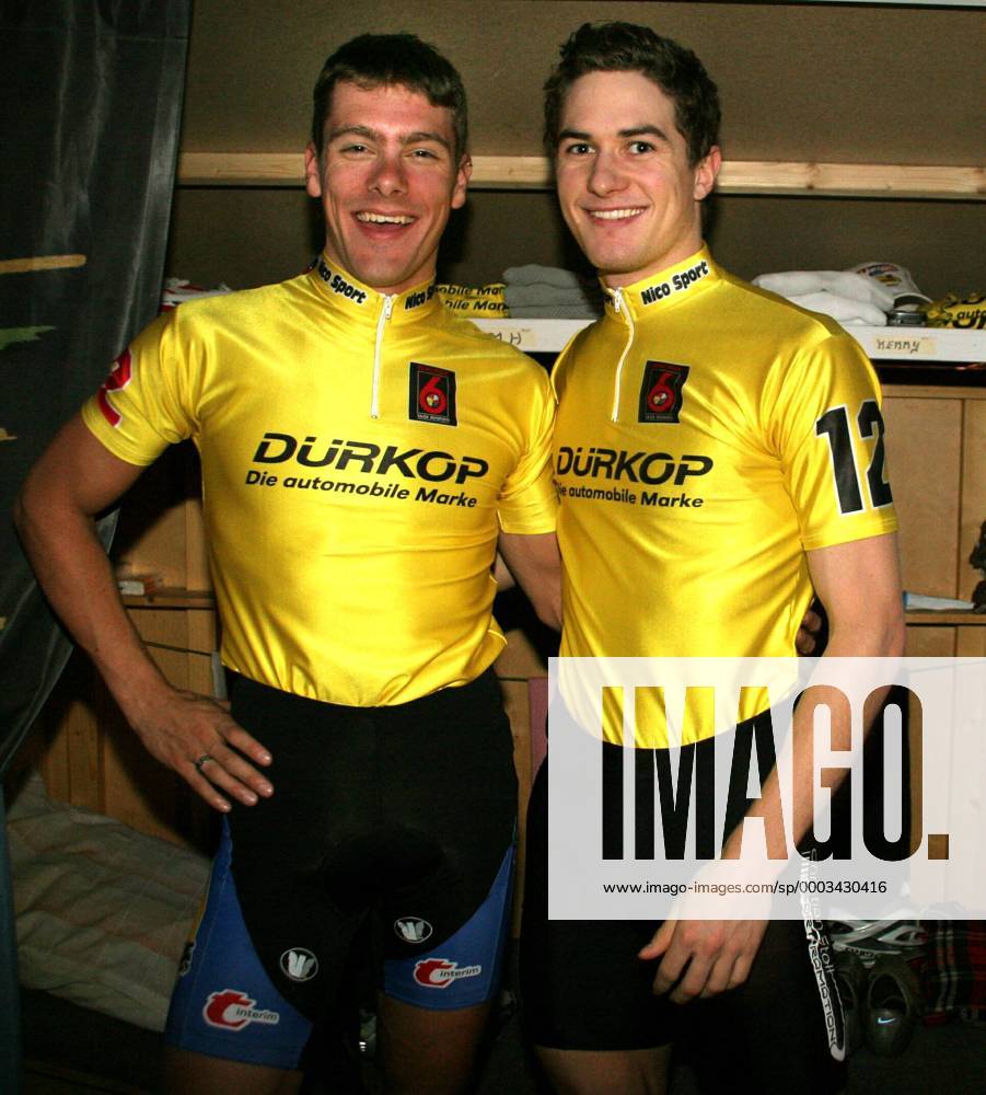 Kenny de Ketele (Belgien, li.) und Marc Hester (Dänemark) Radsport ...