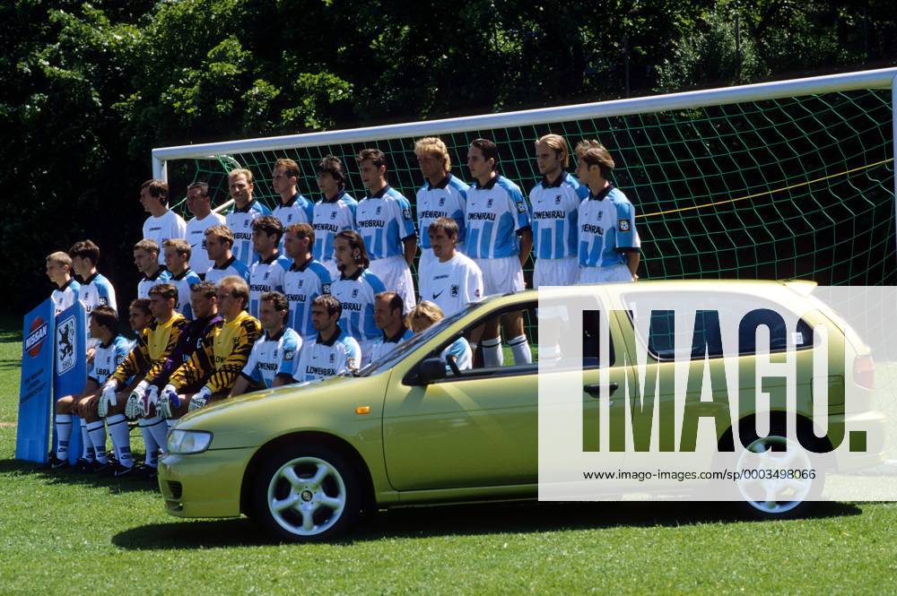 Kader 1860, hi.v.re.: Harald Cerny, Rayk Schröder, Ivica Grlic, Olaf ...