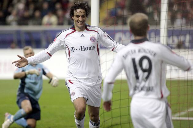 Luca Toni - Torjubel Fußball 1. BL Herren Saison 2007 2008, FC Bayern ...