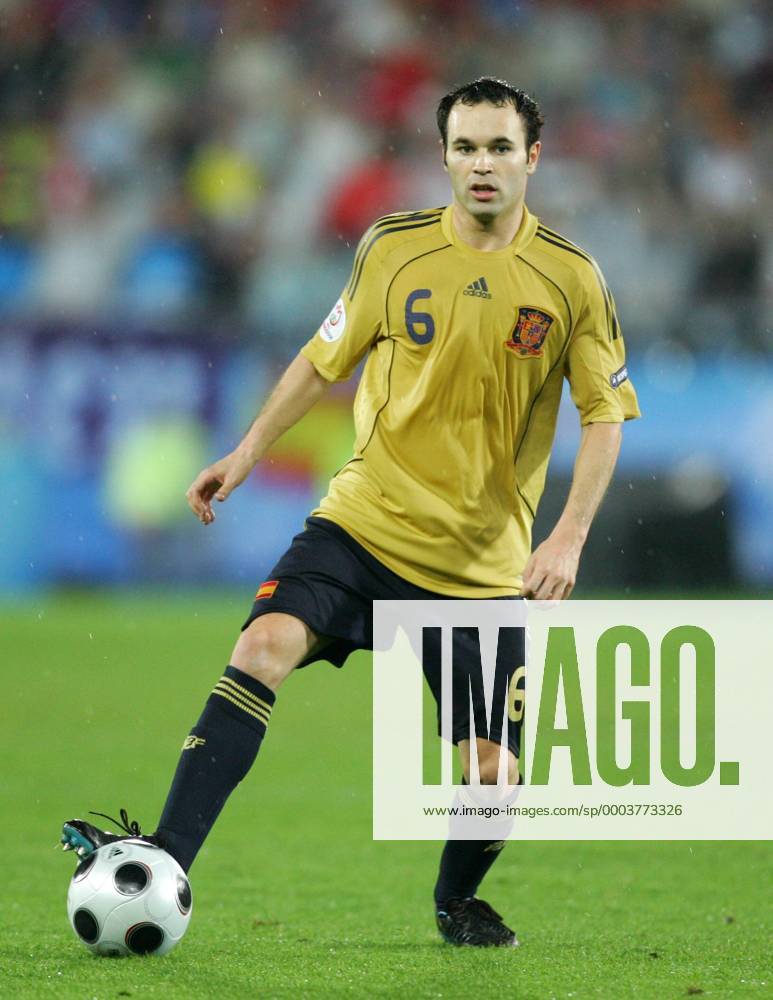 Andres Iniesta (Spanien) Fußball EM Herren EURO 2008, Länderspiel ...