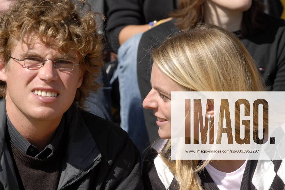 Nia Künzer mit Freund Felix zu Gast auf der Tribüne Fußball 1. BL Damen ...