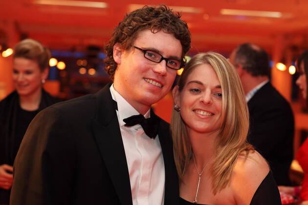 Nia Künzer mit Freund Felix zu Gast auf der Tribüne Fußball 1. BL Damen ...