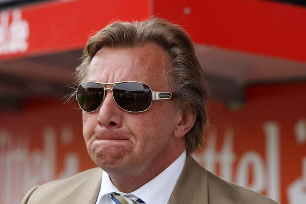 Präsident Harald Strutz (Mainz) nachdenklich Fußball 2. BL Herren ...