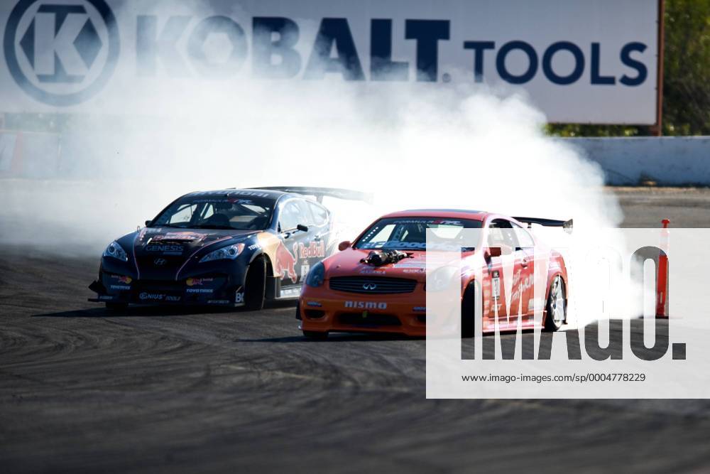 Reb Bull RMR driver Rhys Millen and BF Goodrich Eneos Oil Tomei driver ...