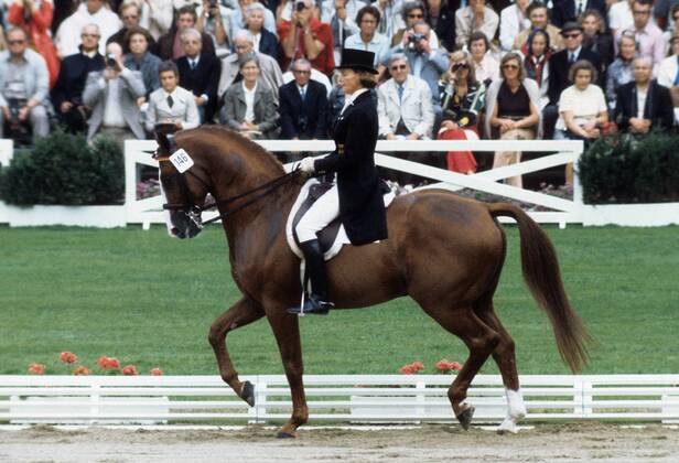 Liselott Linsenhoff Schindling Pferdesport Damen 1970, Reiten ...
