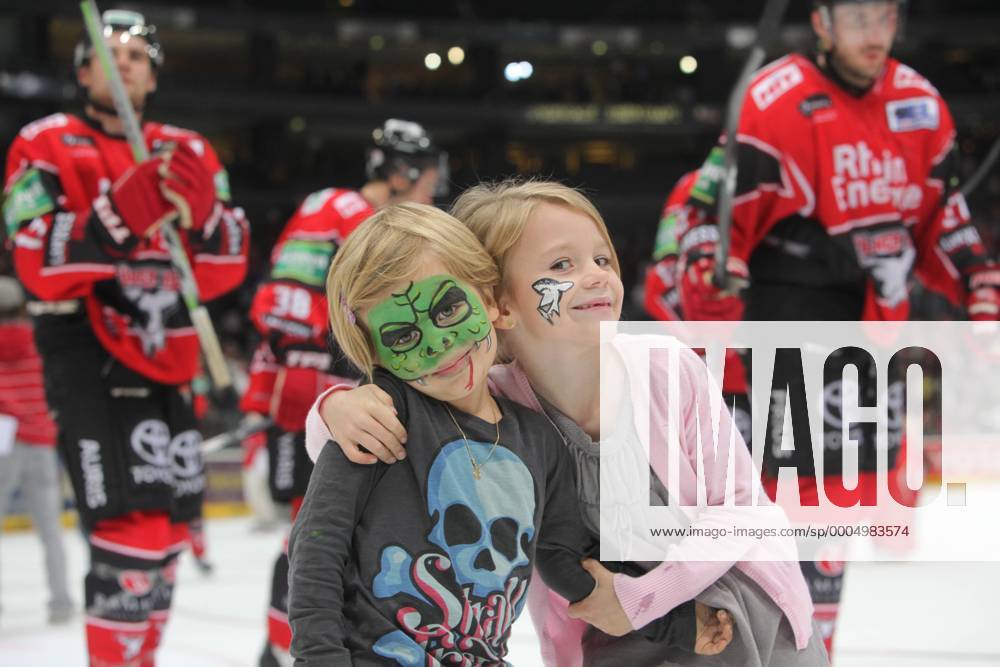 Links: Nylas Weibel; Rechts: Illaya Weibel - Kinder von Lars Weibel (Kölner Haie) o0 EC, KEC
