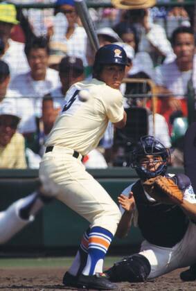 Hideki Matsui of Seiryo during All Japan High School Baseball ...
