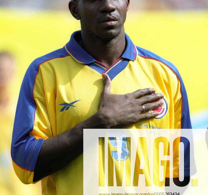 Adolfo Valencia (Kolumbien) - Nationalhymne Fußball WM Herren WM 1998 ...