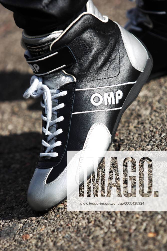 Jan. 31, 2010 - Valencia, Spain - OMP racing boots worn by Jerome d ...