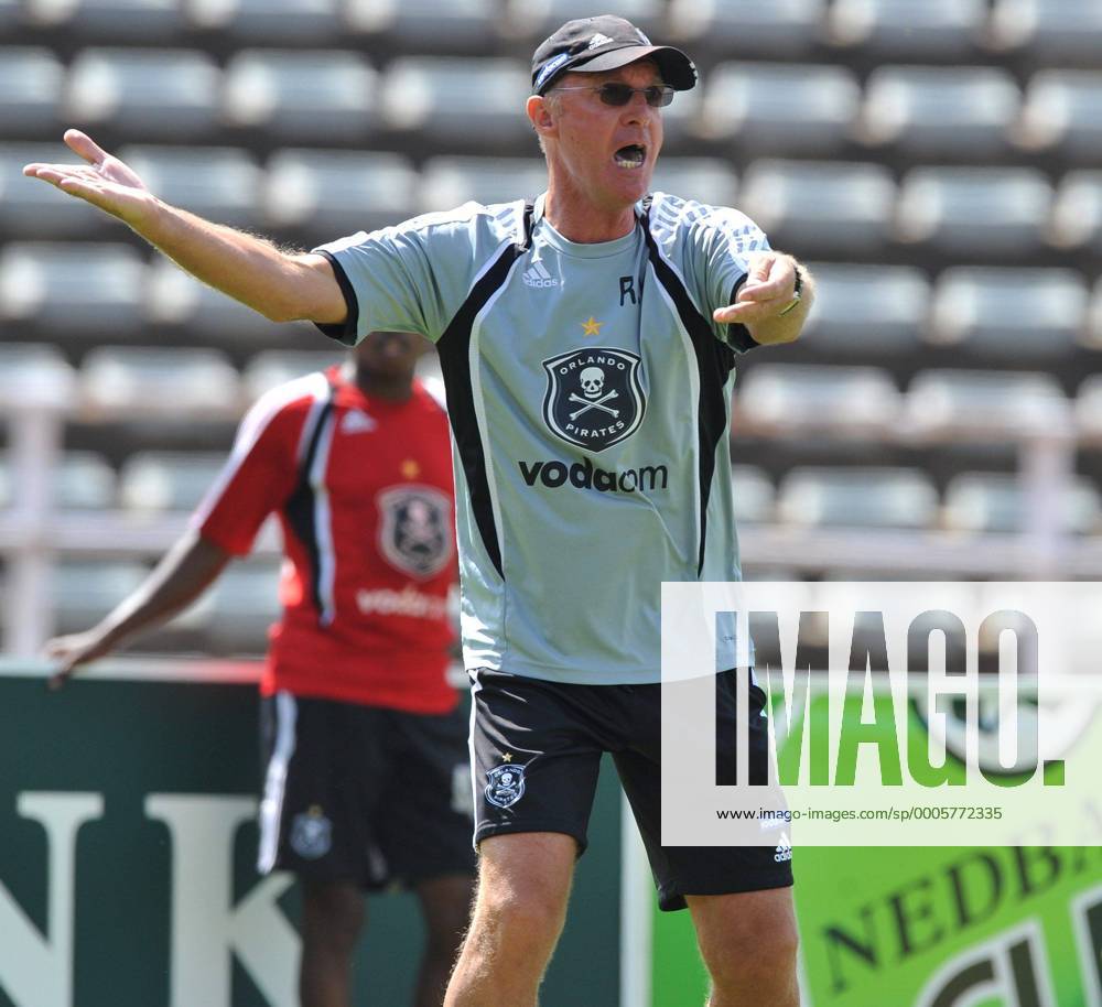 Orlando Pirates training session JOHANNESBURG, SOUTH AFRICA - APRIL 12 ...