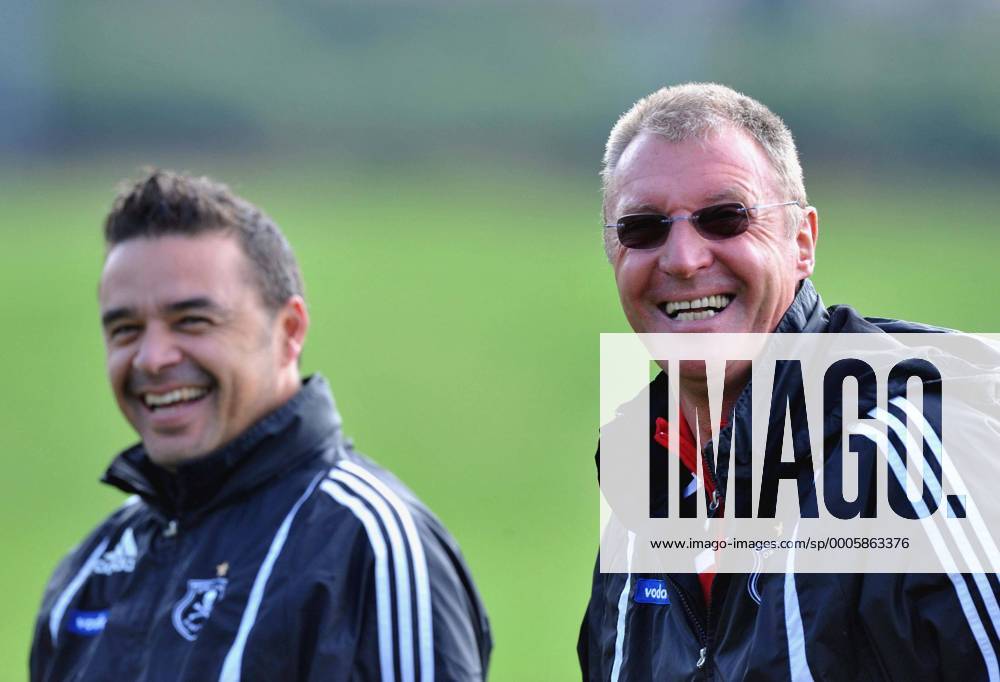 Pirates practice JOHANNESBURG, SOUTH AFRICA - APRIL 28, Coach Ruud Krol ...