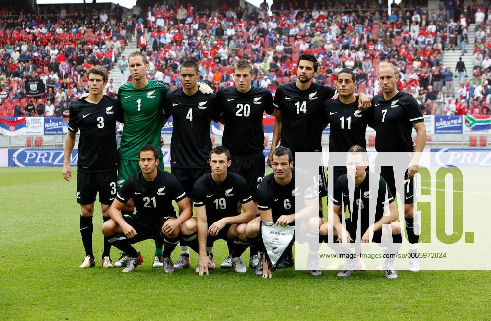 Mannschaftsbild Neuseeland, hi.v. li.: Tony LOCHHEAD, Mark PASTON ...