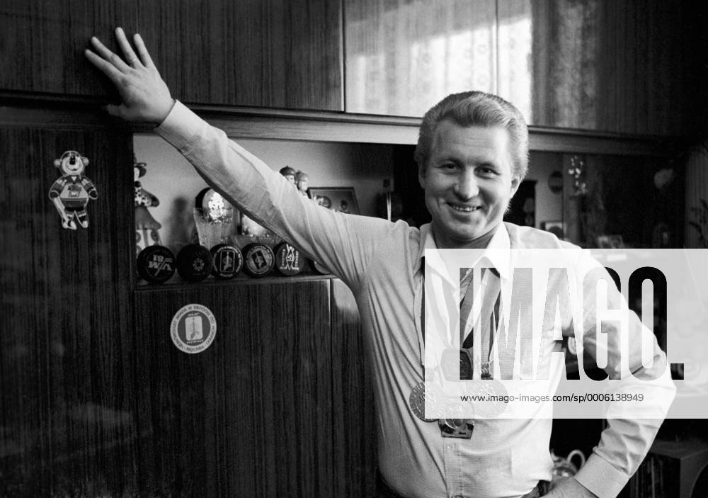 Moscow. Goalkeeper Vladimir Myshkin