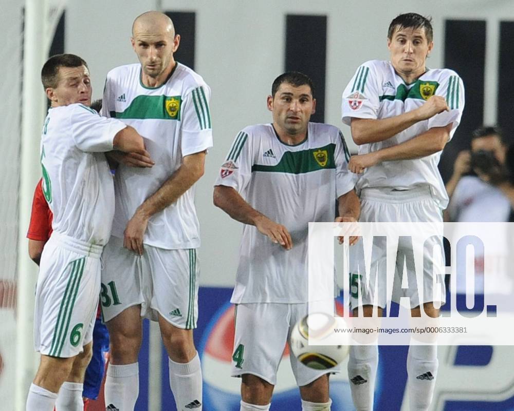 Anzhi s David Tsoraev, Mitar Pekovic, Mahir Shukurov and Nikolai Zhosan ...