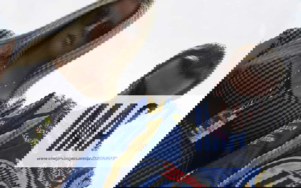 LOUDON, NH - SEP 19, 2010: Kurt Busch and his wife, Eva Busch, during ...