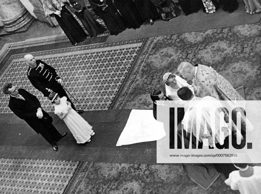 Liselotte Landbeck (BEL) heiratet Robert Verdun (BEL), 1935. o0 Trauung ...