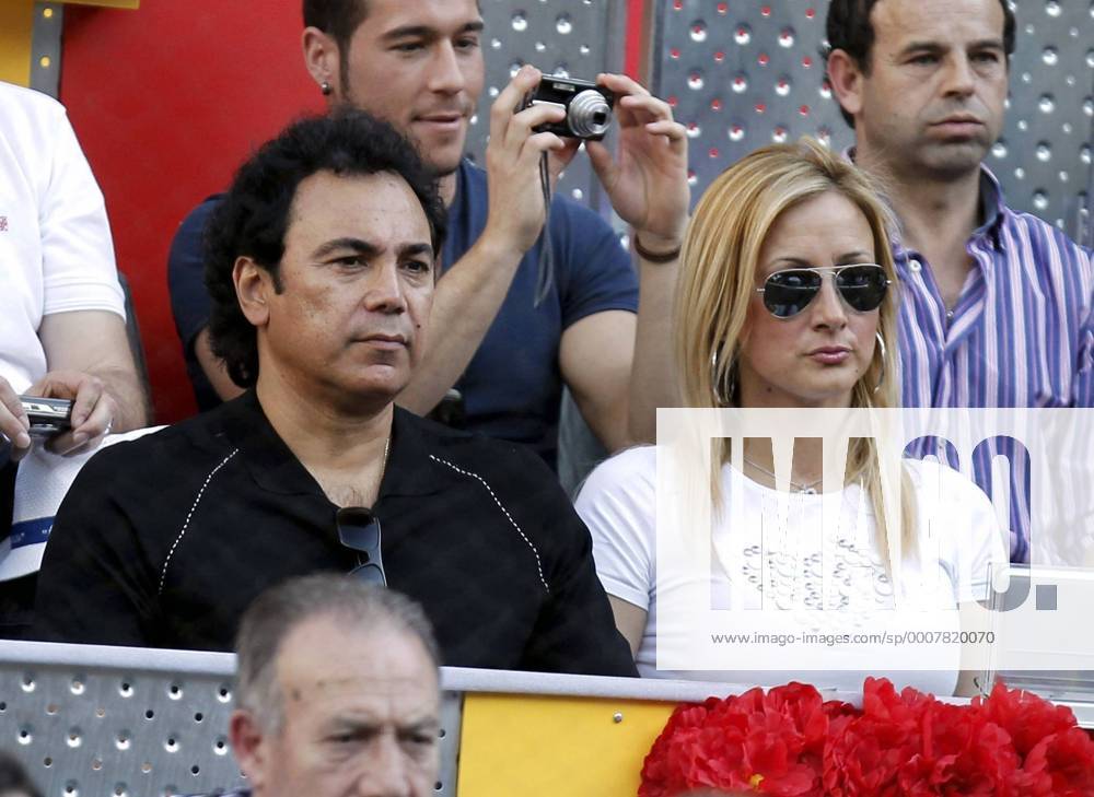 ATP Master Series Madrid Finale Hugo Sanchez (MEX) mit Ehefrau Isabel ...