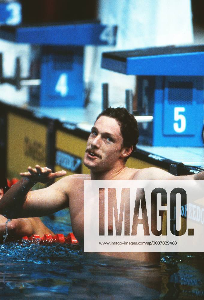 Phil Hubble (England) Swimming 200m Butterfly Commonwealth games 1982 ...