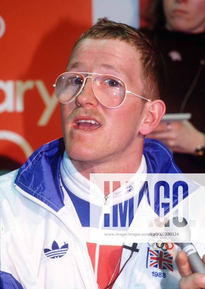 Eddie (The Eagle) Edwards (GBR).Press Conference. Ski Jumping. Winter ...