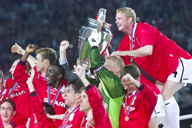 FUSSBALL CHAMPIONS LEAGUE FINALE SAISON 1998 1999 26.05.1999 Manchester ...