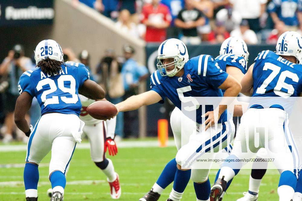 Sept. 11, 2011 - Houston, Texas, U.S - Indianapolis Colts quarterback ...