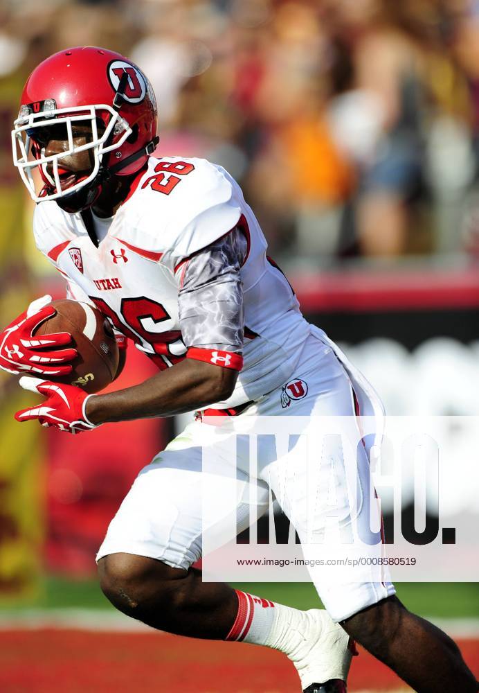 Ryan Lacy of the Utah Utes during a 17-14 loss to the USC Trojans at ...