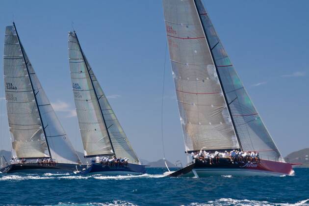 Segeln bei den British Virgin Islands, BVI Spring