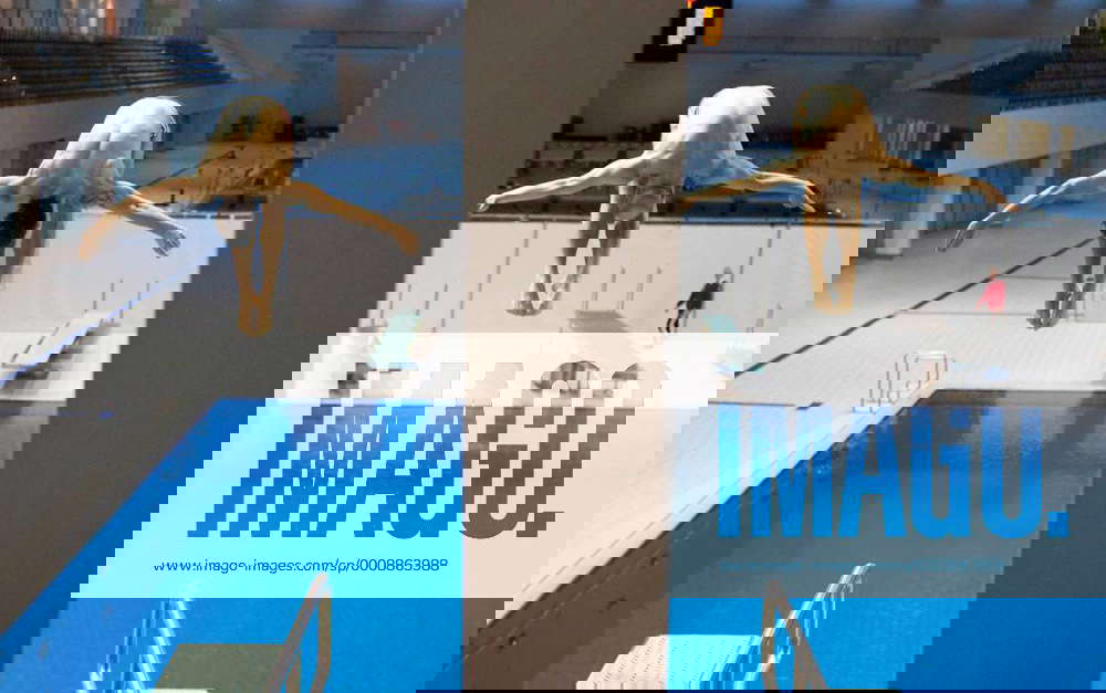 Sascha Klein, links, und Pavel Rozenberg ( GER ) perfekt synchron beim ...