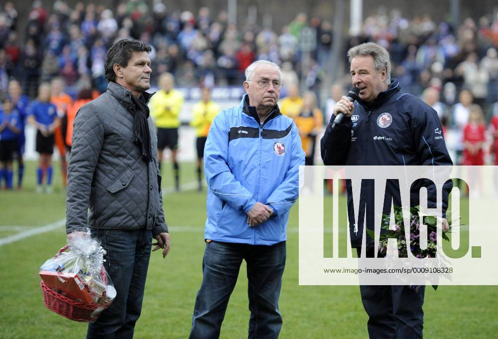 Verabschiedung; v.l.: Mathias Morack, Manfred Meier und Rolf Kutzmutz ...