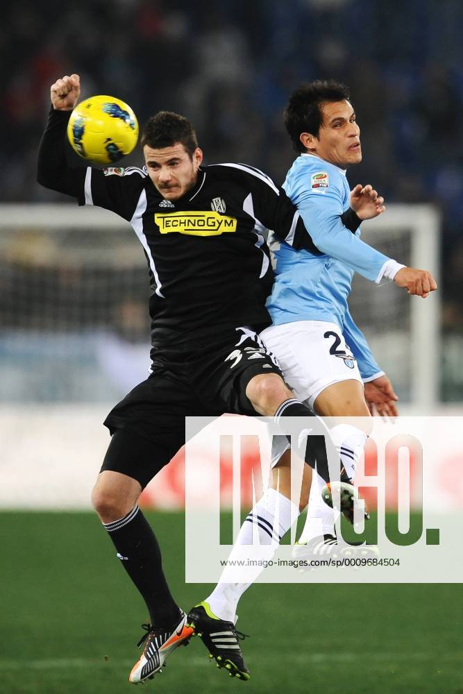 Daniel Pudil Cesena, Cristian Ledesma (Lazio) - Roma 09 02 2012 - Serie ...